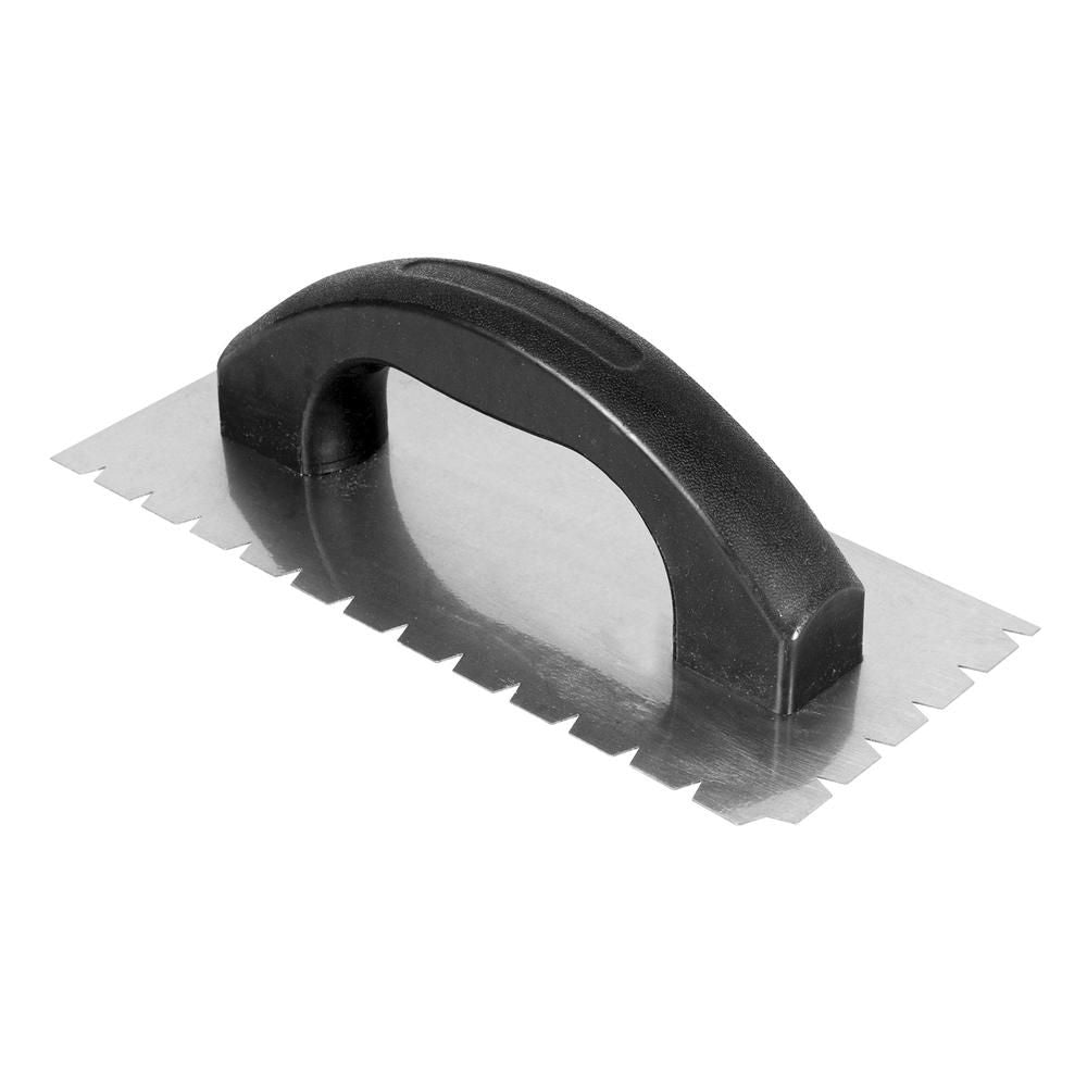 V-Notch Trowel with Plastic Handle – Dynaforge